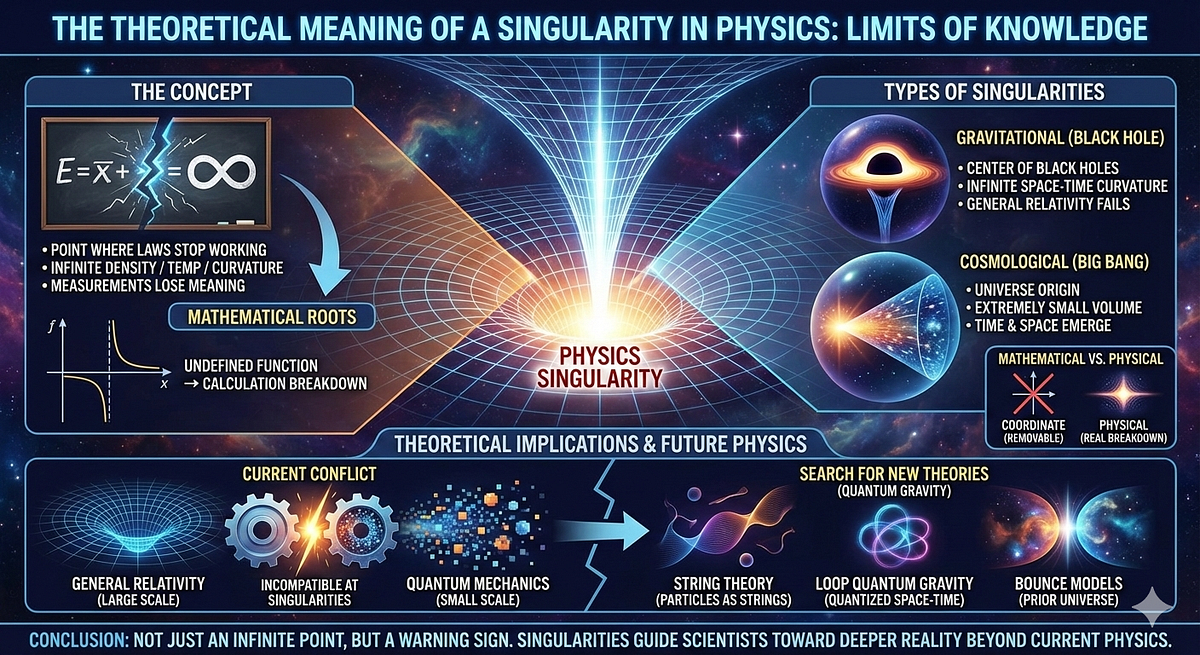 What is the theoretical meaning of a singularity in physics? | by ...