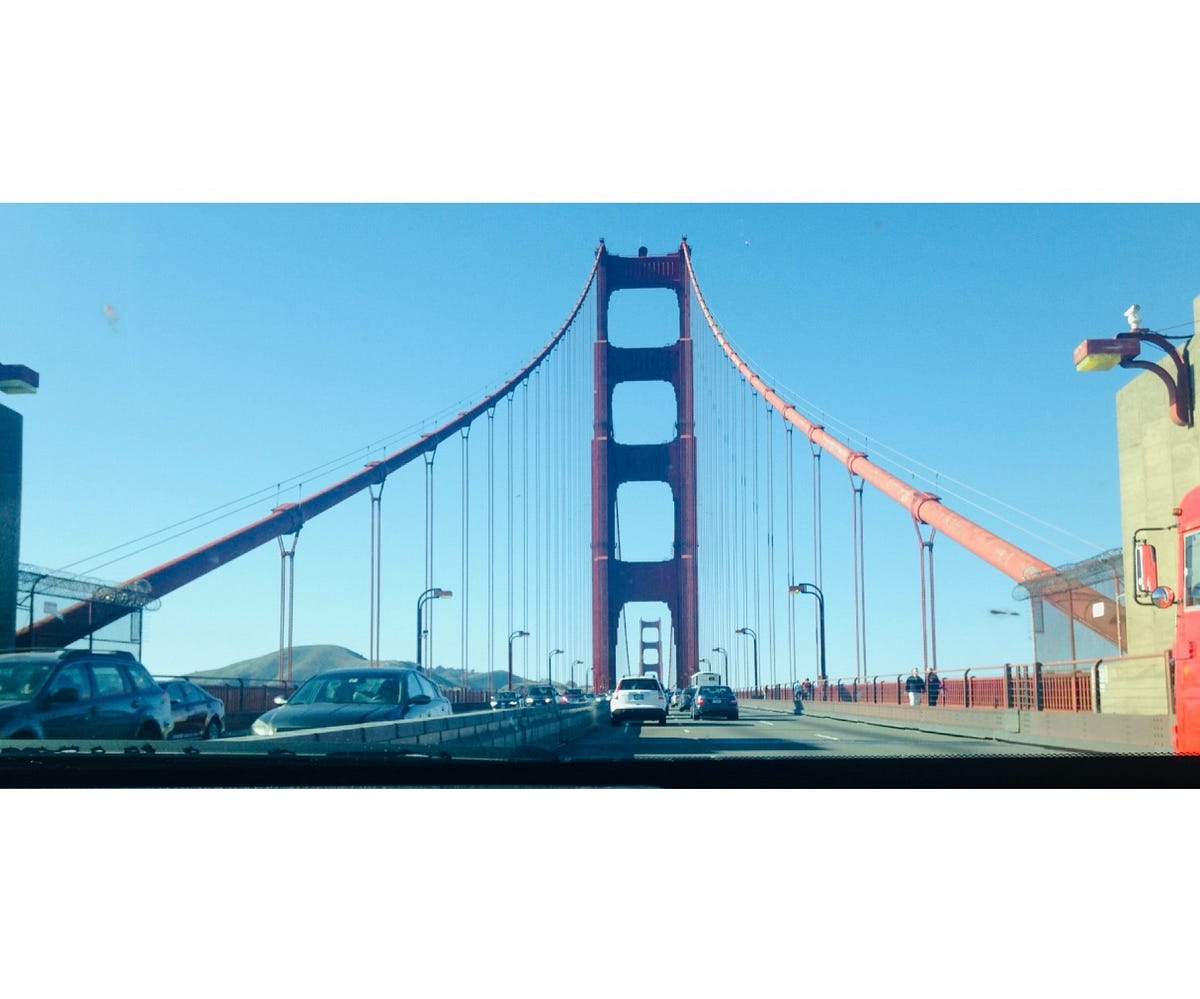 I’ve Seen Locks on Bridges. Picture by author in a moving car on… | by ...