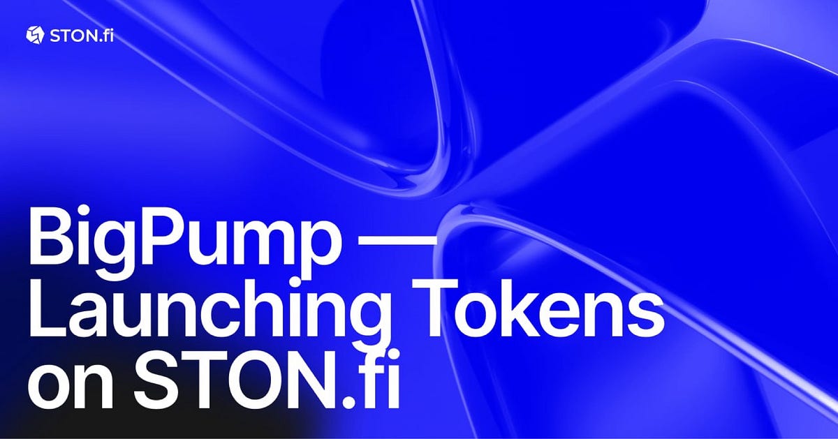 BigPump by PocketFi: Launching New Tokens on STON.fi | by Love Omakoji | Oct, 2024 | Medium