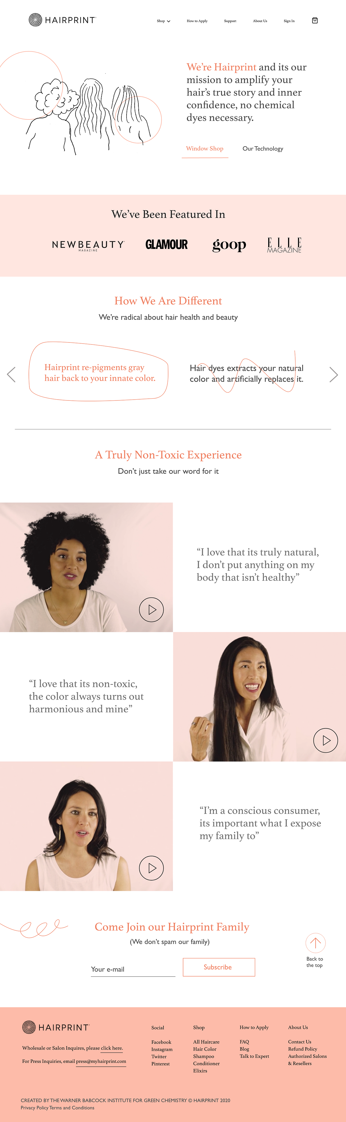 Part 6 : Hairprint’s Landing Page Redesign | by ying ye | Medium