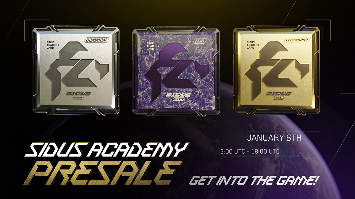 Your In-Game Characters Are On the Way: the SIDUS ACADEMY Sale is About to Begin | by SIDUS ...