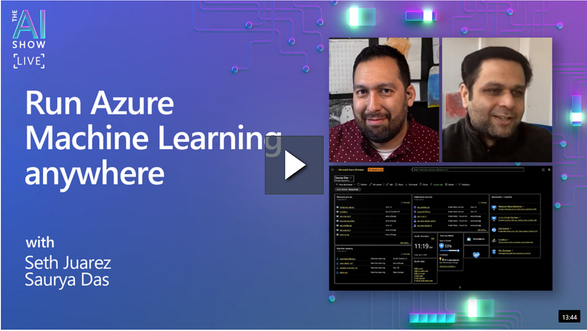 Run Azure Machine Learning anywhere - Caio Moreno - Medium