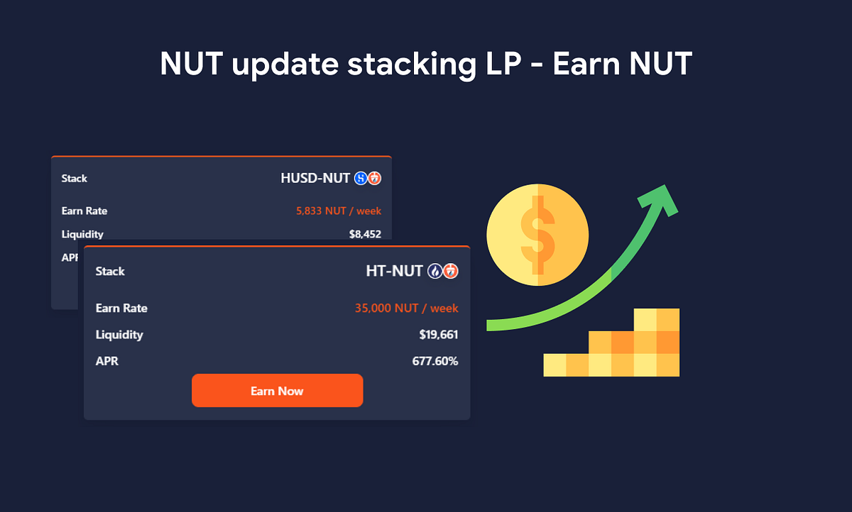 NUT update stacking LP - nutdefi - Medium