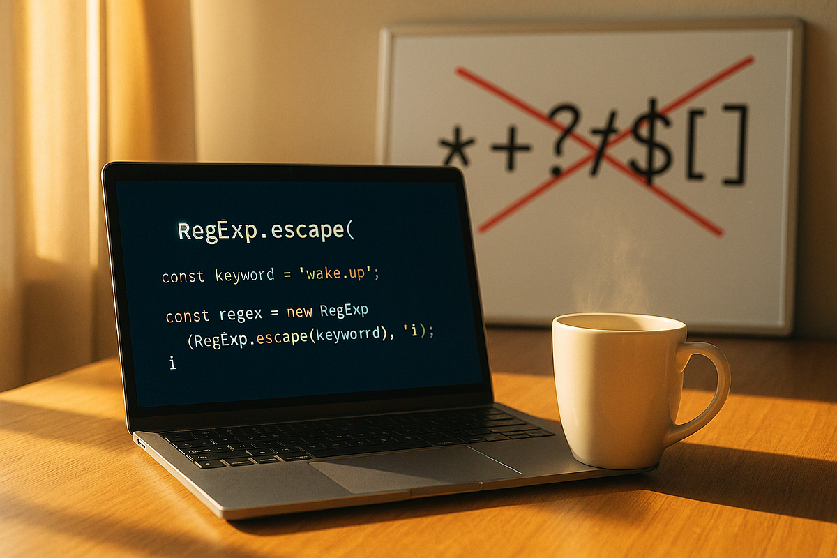 RegExp.escape() in ES2025 — Finally, Safe Regex Without the Headache | by Sangeetha | Aug, 2025 ...