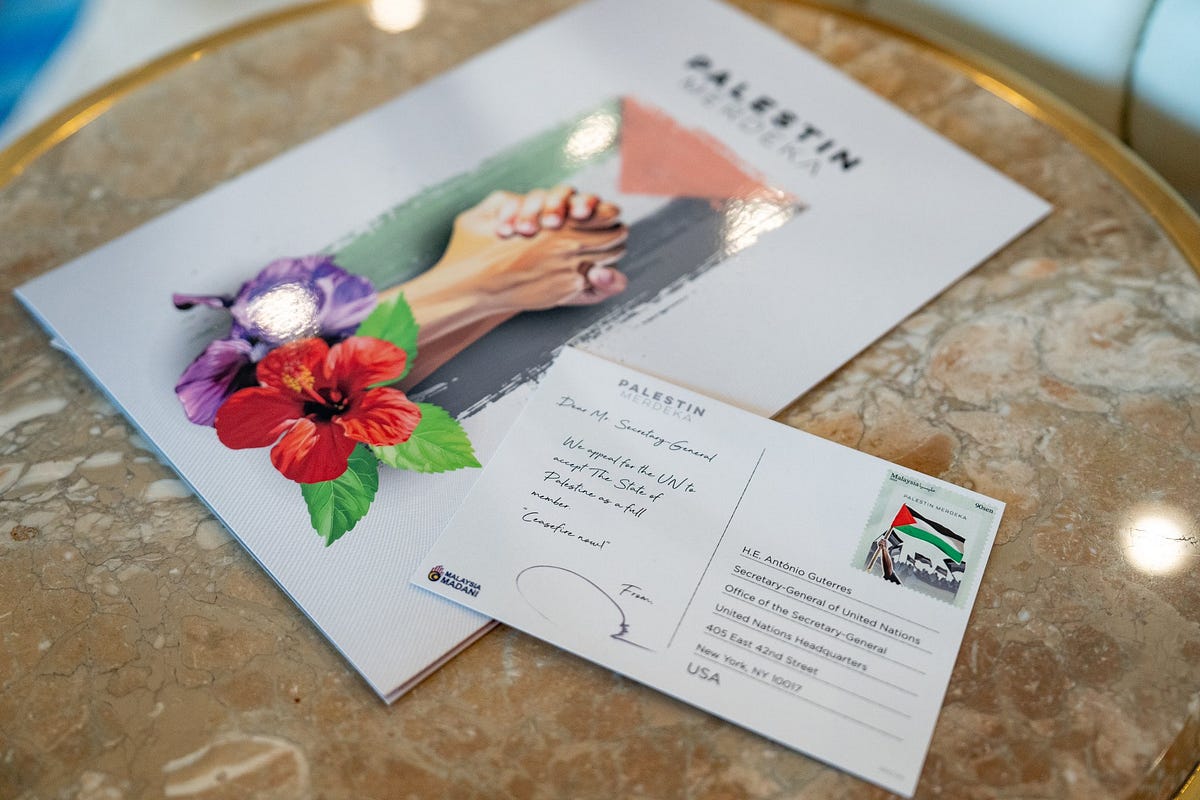 Malaysia Takes a Stand: Unique Postcard Campaign Urges UN Recognition ...