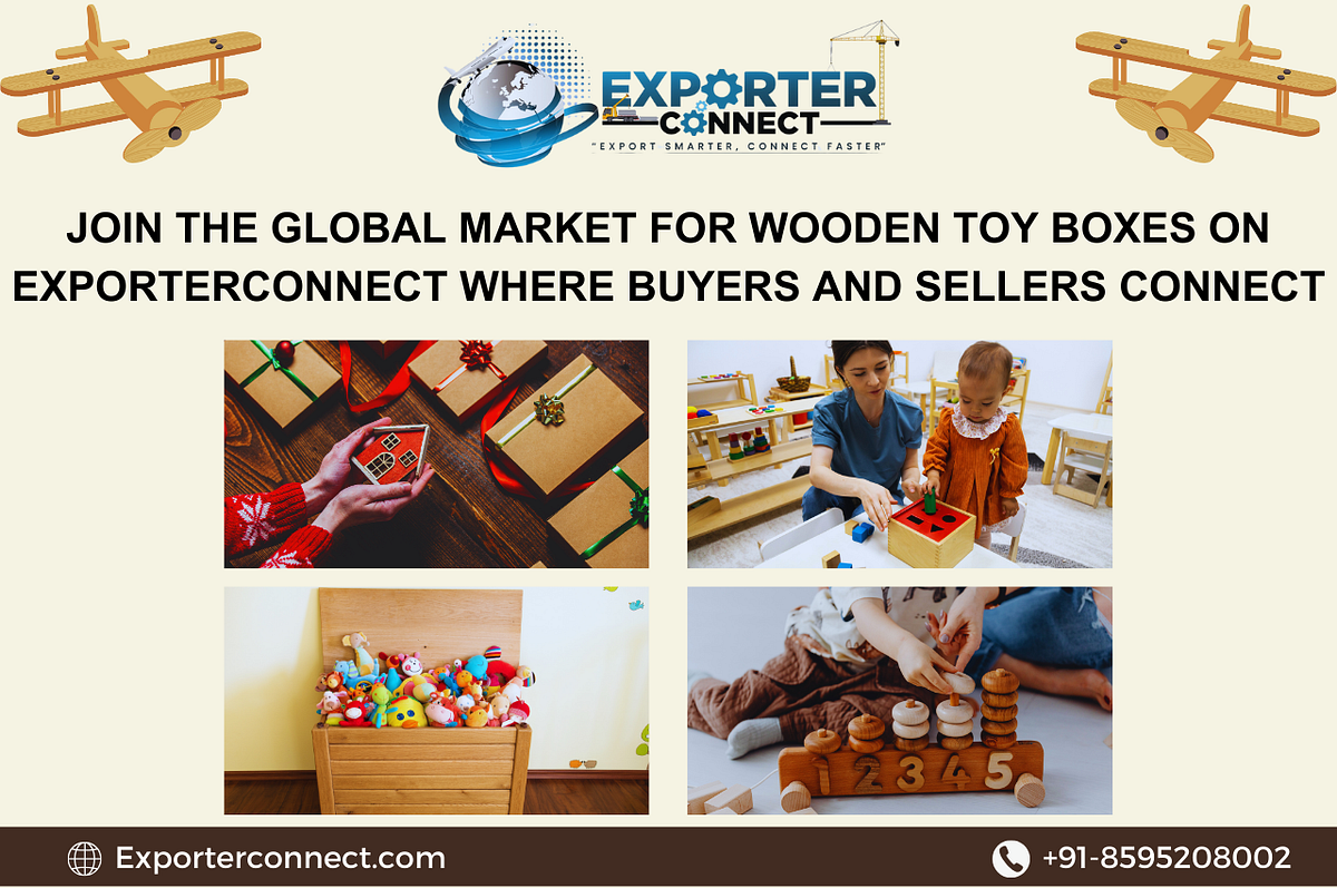 Wooden Toy Box Manufacturer and Supplier | by Exporter Connect® -Online ...