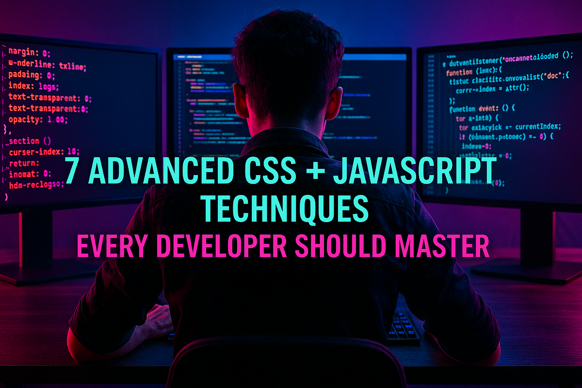 🚀 7 Advanced JavaScript + CSS Techniques for Modern Web Development ...