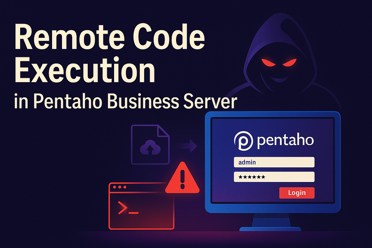 Remote Code Execution in Pentaho Business Server | by Monika sharma | Jun, 2025 | InfoSec Write-ups