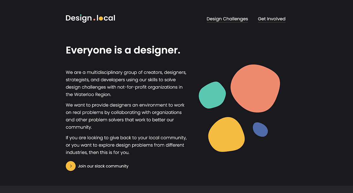 Design.local Website Redesign. Timeline: 1 weekend | by Raewyn Tsai ...