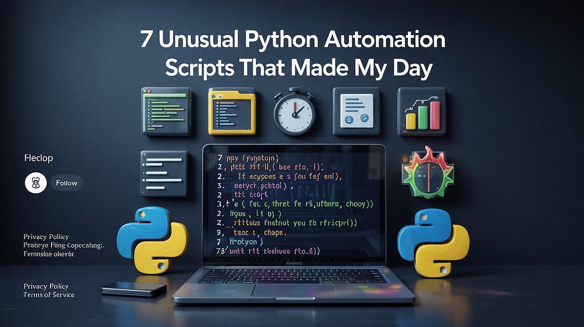 7 Unique Python Automation Scripts to Simplify Your Daily Life | Python ...