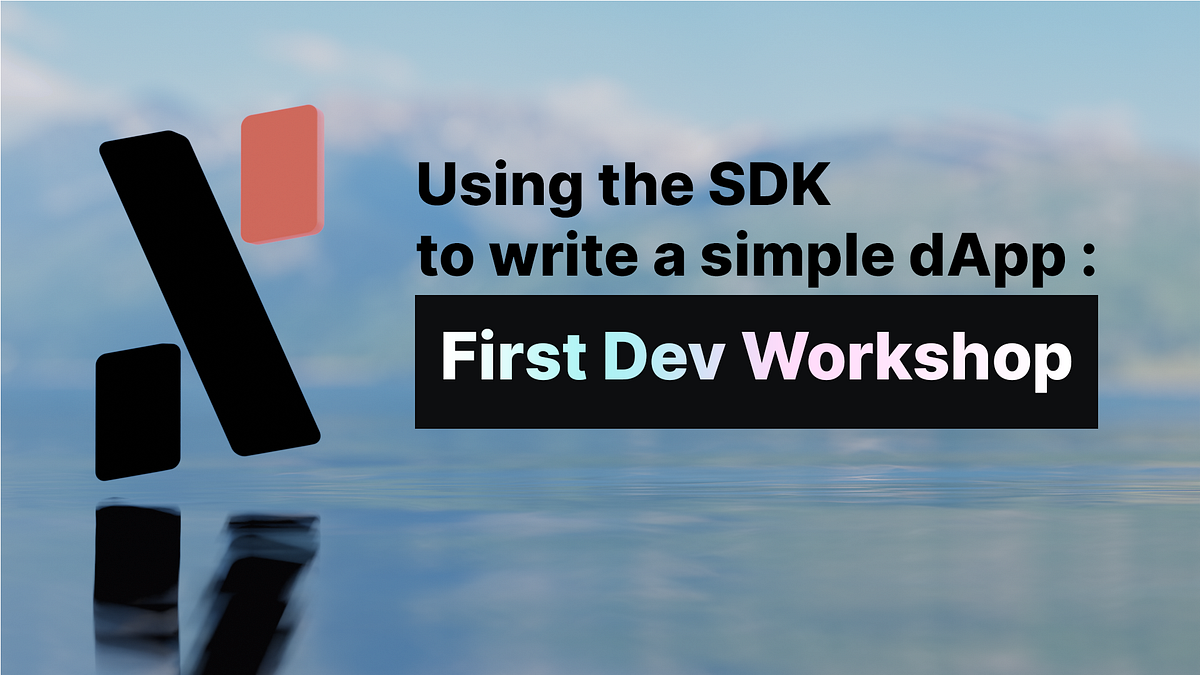 First Online Dev Workshop!. “Using the SDK to write a simple dApp”… | by Alephium | Jul, 2023 ...