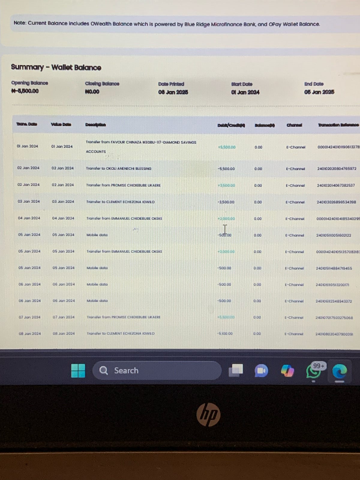 Unlocking Financial Insights: Analyzing My OPay Bank Statement with ...