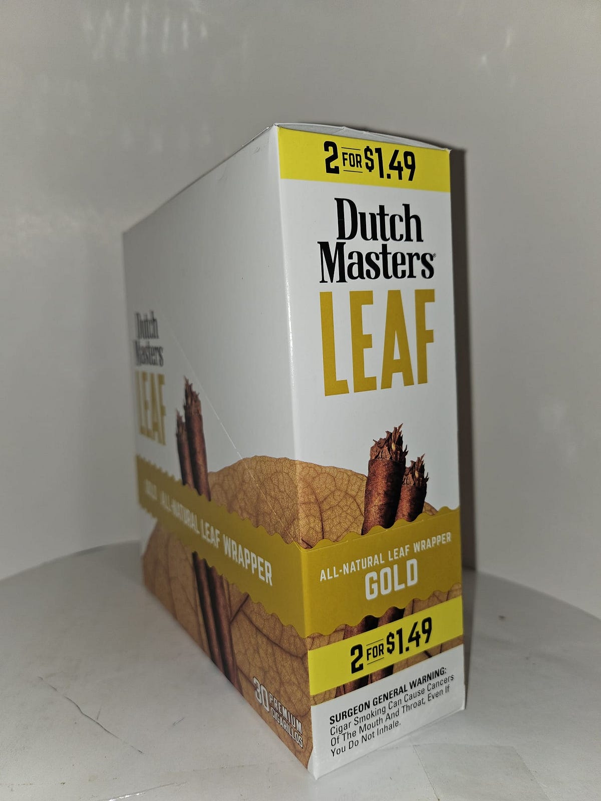 DUTCH MASTERS LEAF WRAPPER GOLD 30CT - Ayushi Singh - Medium
