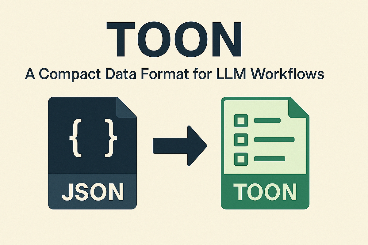TOON: A Compact Data Format for LLM Workflows | by Siddharth | Nov, 2025 | Medium