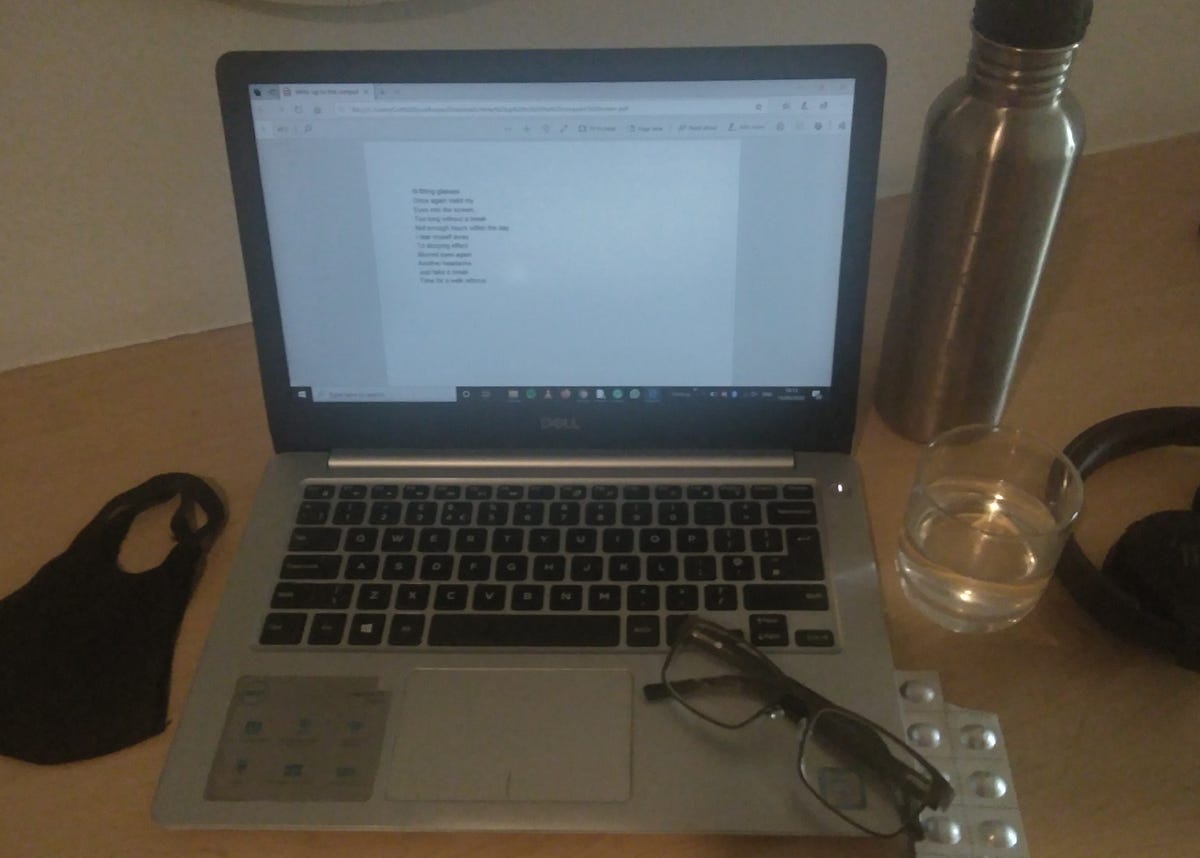 Write Up to the Computer Screen. My Headache Made Me Do it Poem | by ...