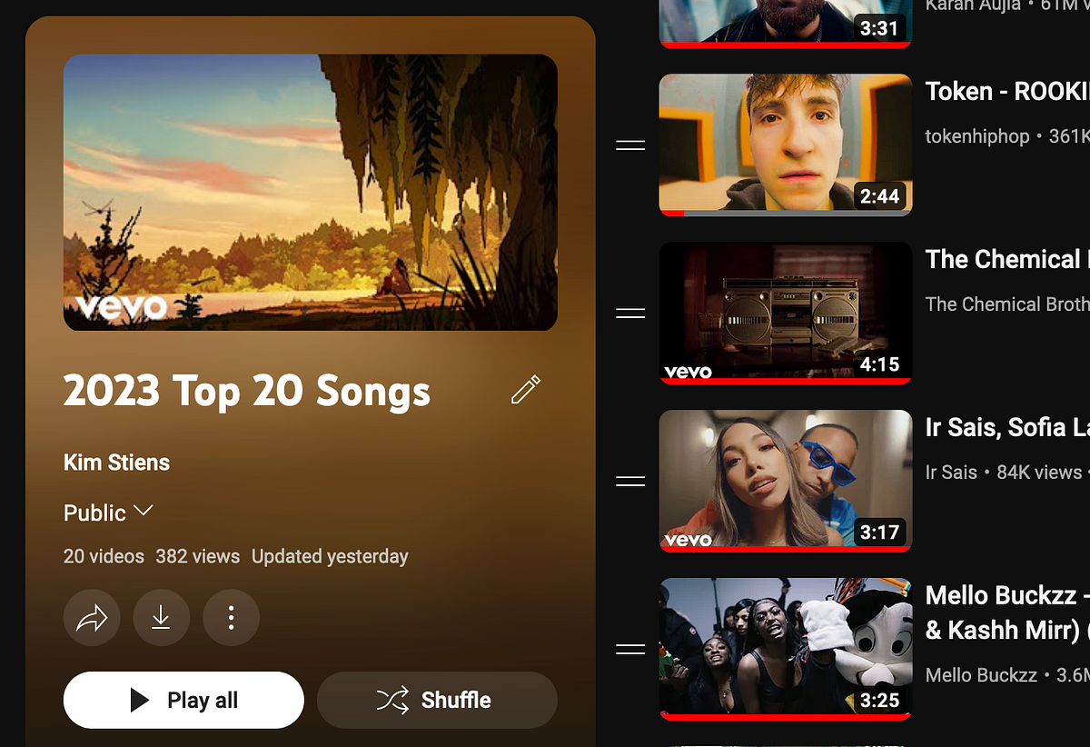 Kim’s Top 20 Songs of 2023!. This year, my list took … a different ...