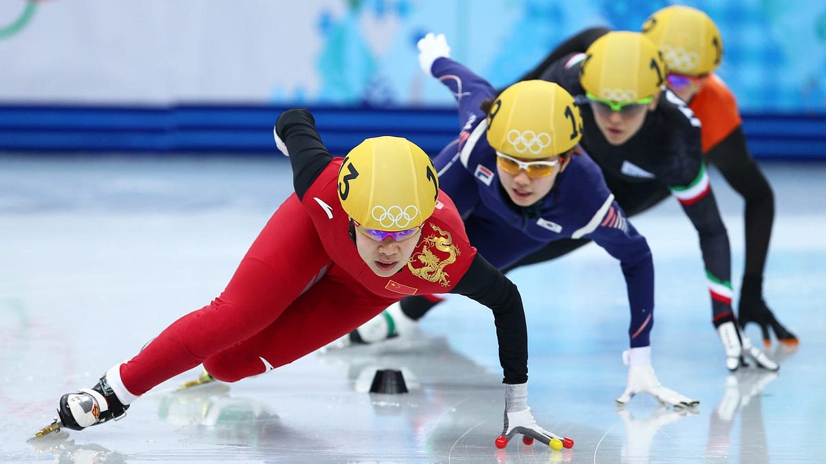 The Physics of Short Track Speed Skating | by Jacob Han | Medium