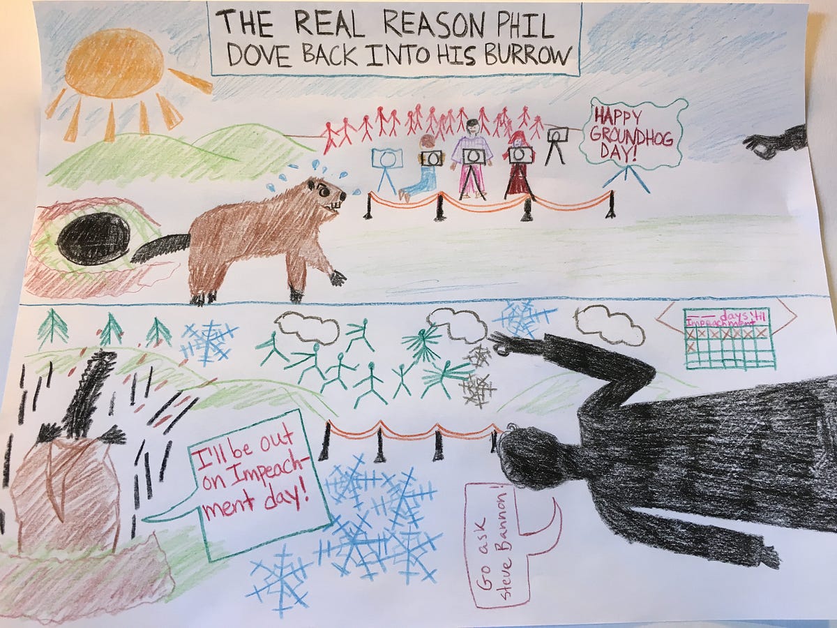 Happy Groundhog Day! See Zach and Zoe’s political cartoon of the REAL ...