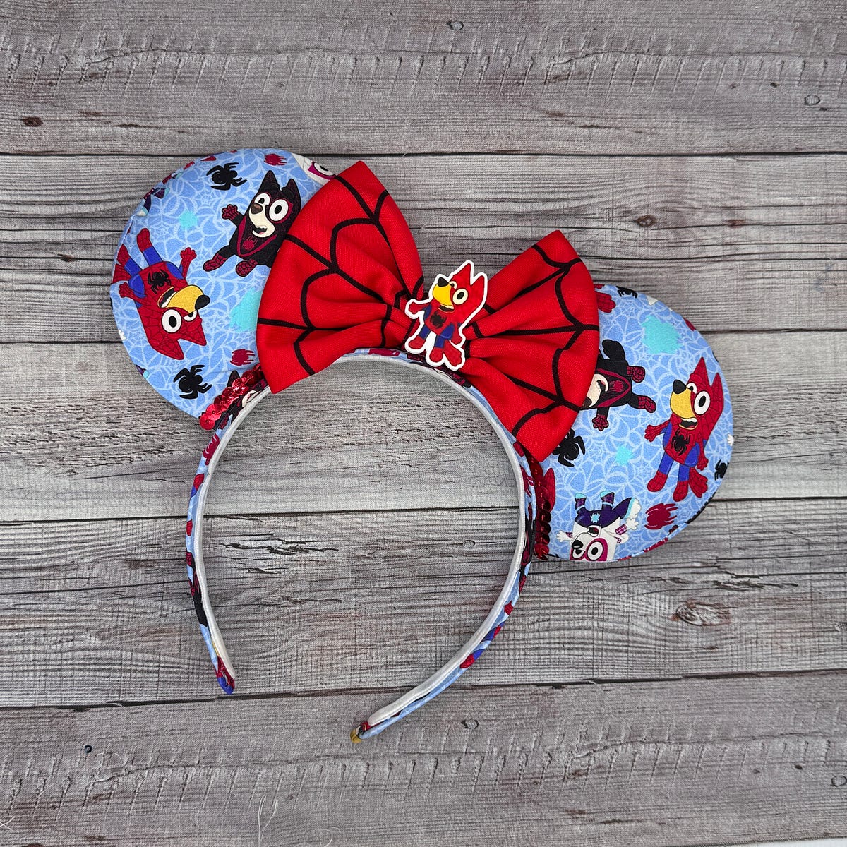 Bluey Spidey Ears — Heeler, Mouse, Castle, Magic Kingdom,Ghost Spider ...