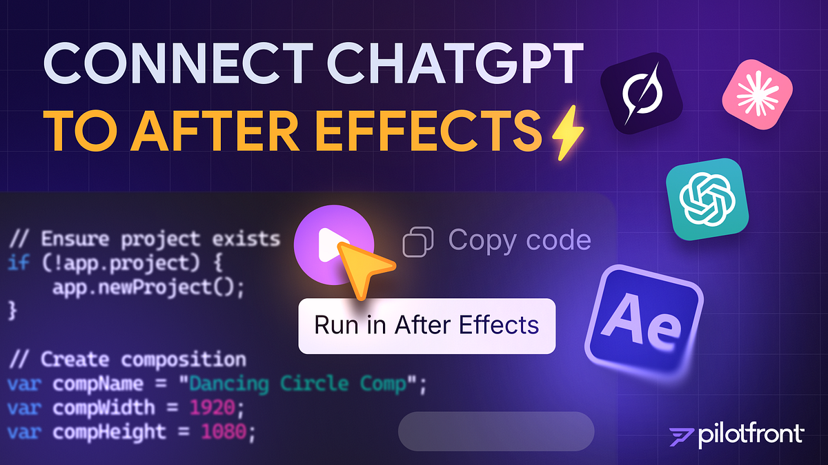 RunScript: Connect ChatGPT, Claude & Grok to After Effects Instantly ...