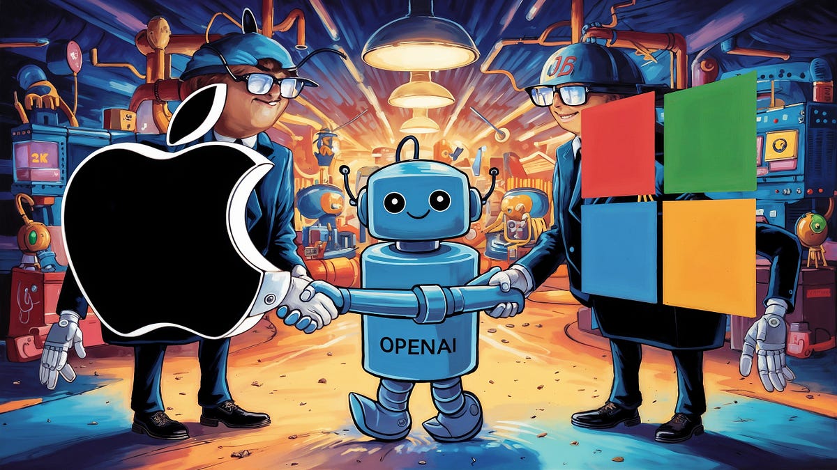 Did Apple And Microsoft Just Merge? | by Hollywood AI With Matt Ryan ...