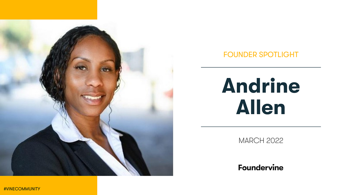 Founder Spotlight: Meet Andrine!. For our March 2022 Founder Spotlight ...