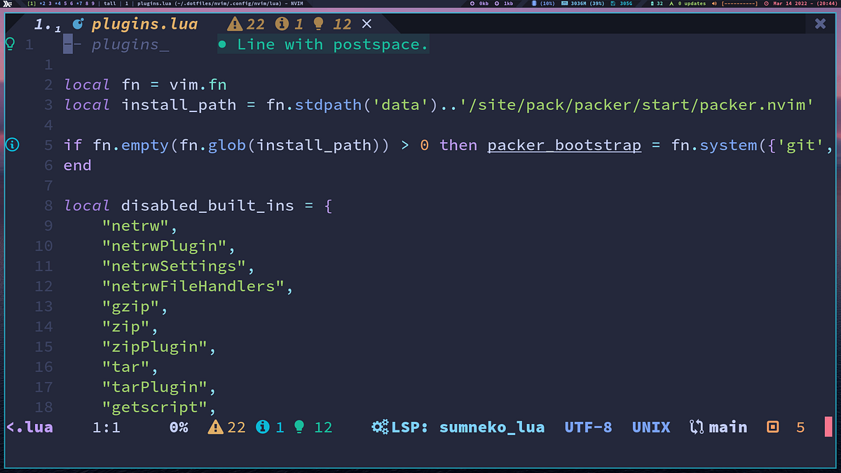 A List of My Visual Neovim Plugins | by Michael Bao | Unixification | Medium