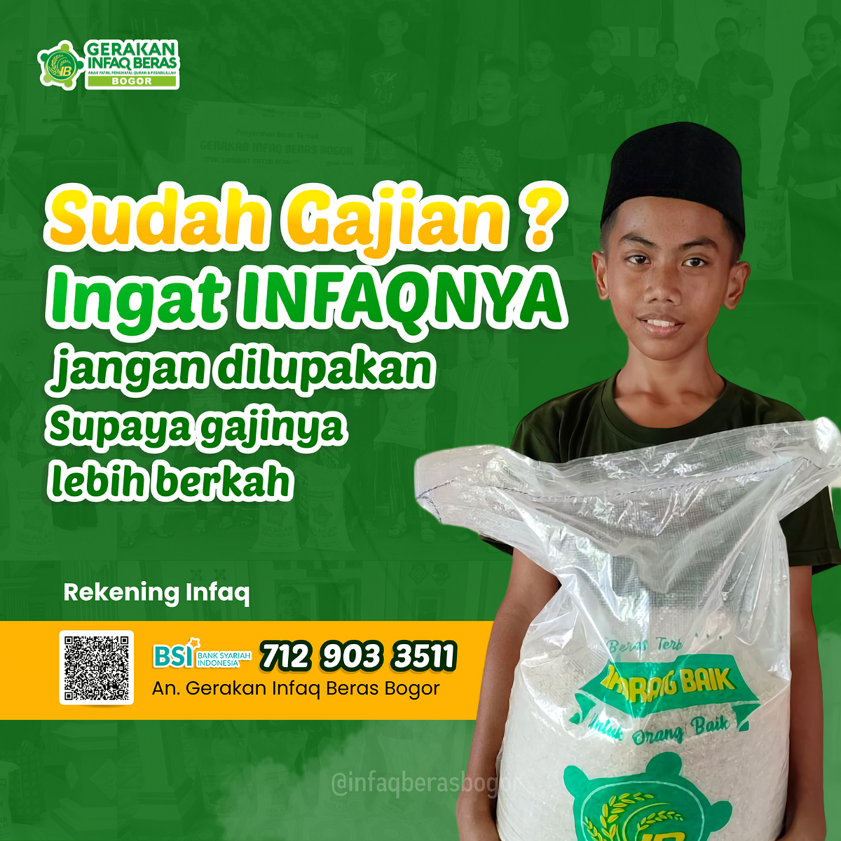 gerakan infak beras kec CIGUDEG o8 I3 333I O266 | by Dhininisrina | Jul ...