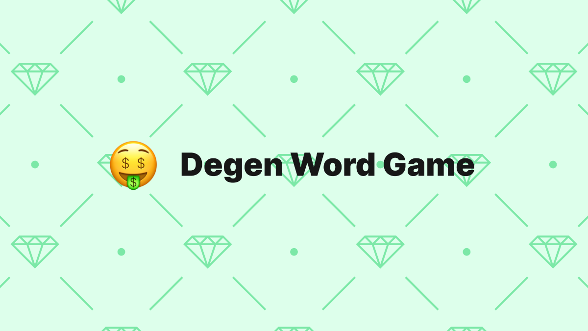 Mushroom Party Presents: Degen Word Game | by Mushroom Party | Medium