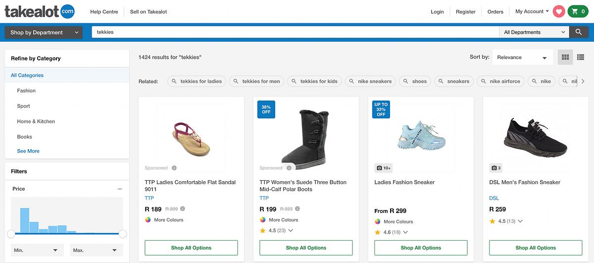 Improving Product Search using Machine Learning | by Matthys du Toit | Takealot Engineering | Medium