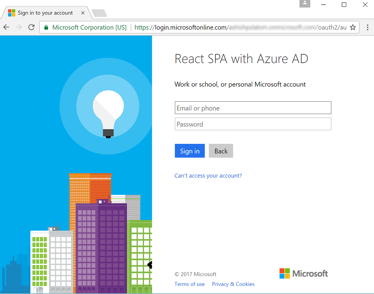 React (with Redux) App with Azure AD Auth and .Net Core — Starter Project | by Ashish Patel | Medium