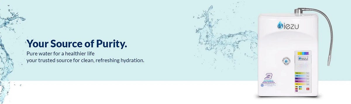 Exploring the Benefits of Alkaline Ionized Water with Miezu’s Inbuilt ...
