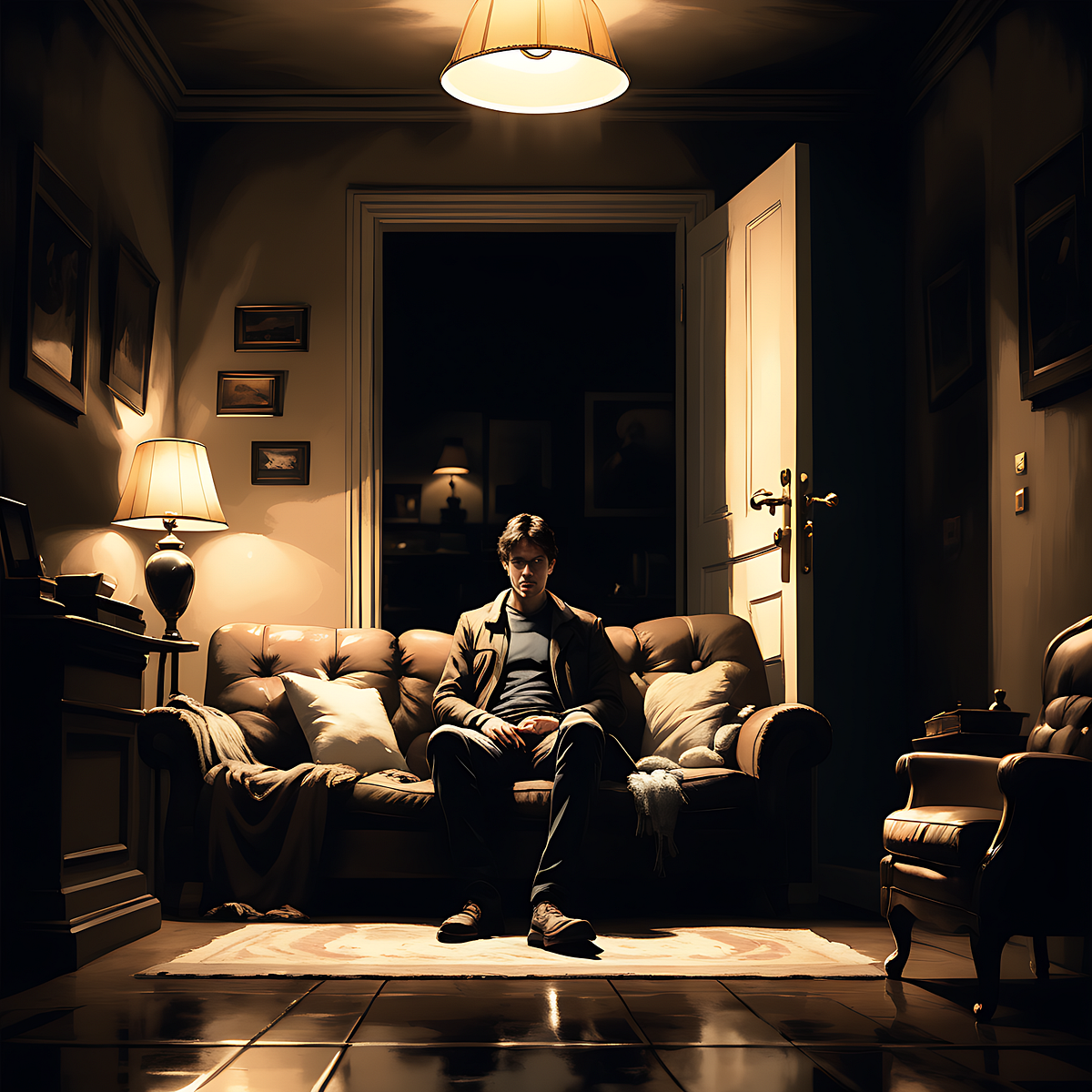 The Unwanted Guest — A Terrifying Encounter in the Living Room | by Mr ...