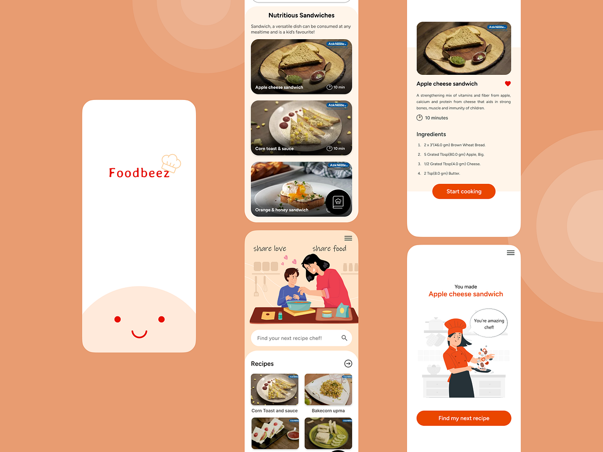 Foodbeez - UX Case study. Introduction | by Disha Mogaveera | Medium