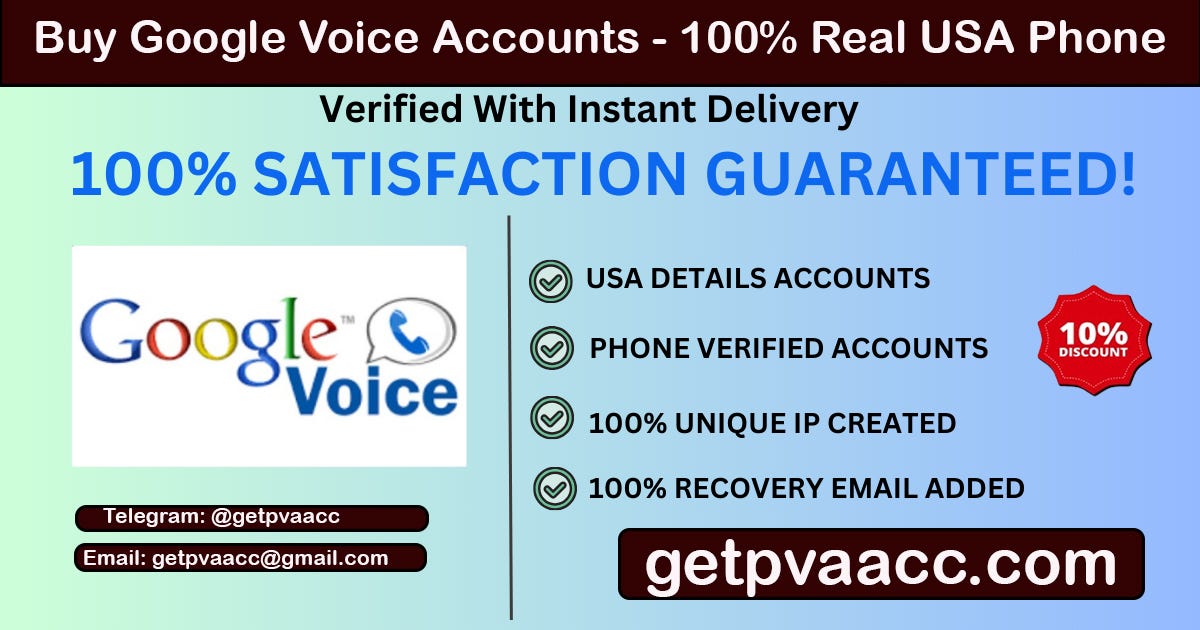 How To Buy Bulk Google Voice Accounts (USA Virtual Number) | by Sylvia ...