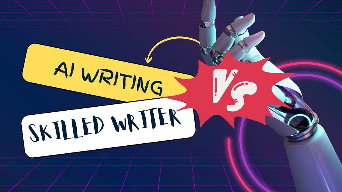 Ai eliminating writers ? – AI writing VS Skilled Writers | by Dr ...