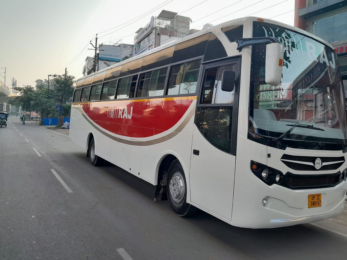 45 Seater Luxury Bus Hire for Outstation- Shri Raj Bus Service | by ...