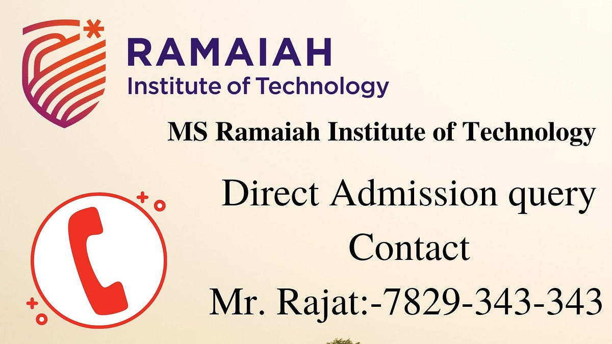☎ 7829–343–343 placement in MS Ramaiah institute of technology|MSRIT ...