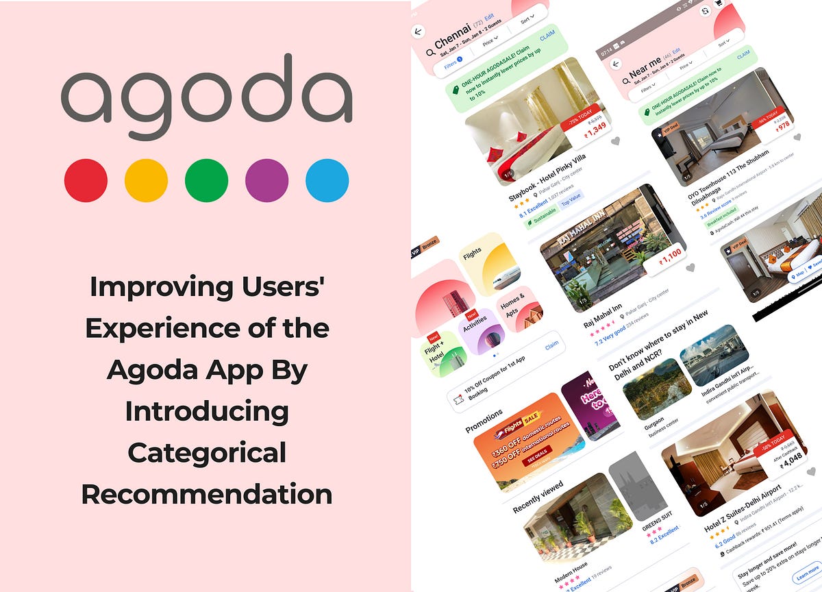 Product Design Challenge Case Study: Improving Users' Experience of the Agoda App By Introducing ...