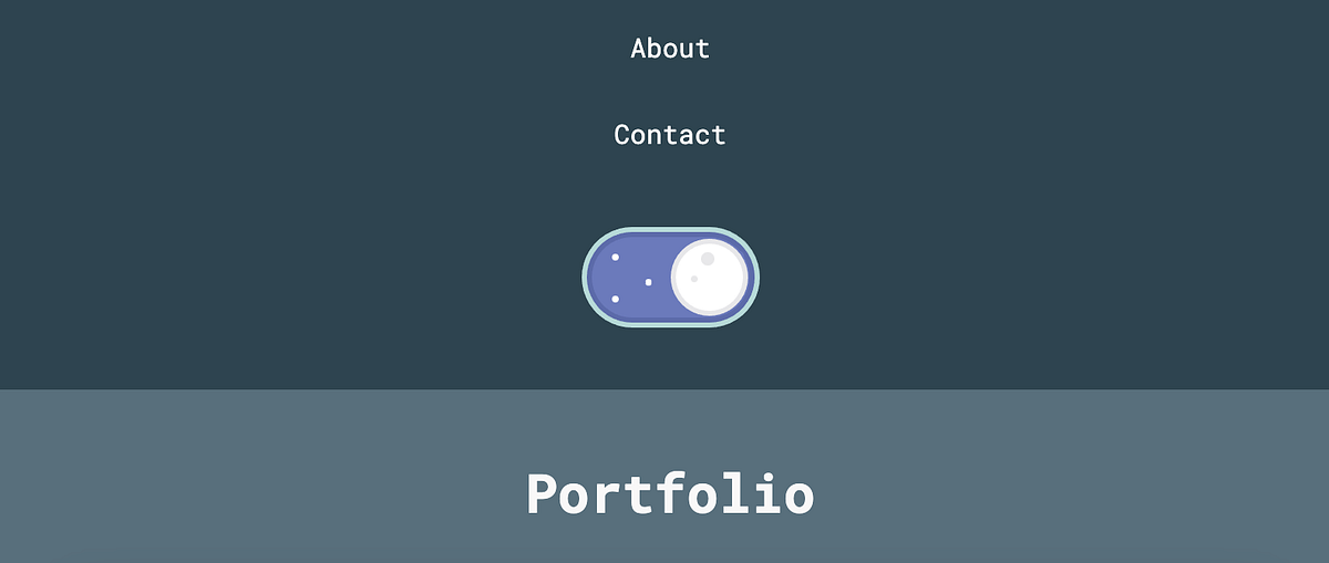 An Accessible Dark Mode Toggle in React | by Abbey Perini | Medium