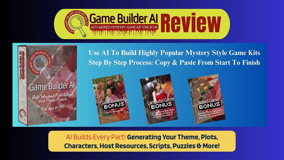Game Builder AI Review — Copy & Paste From Start To Finish Game | by ...