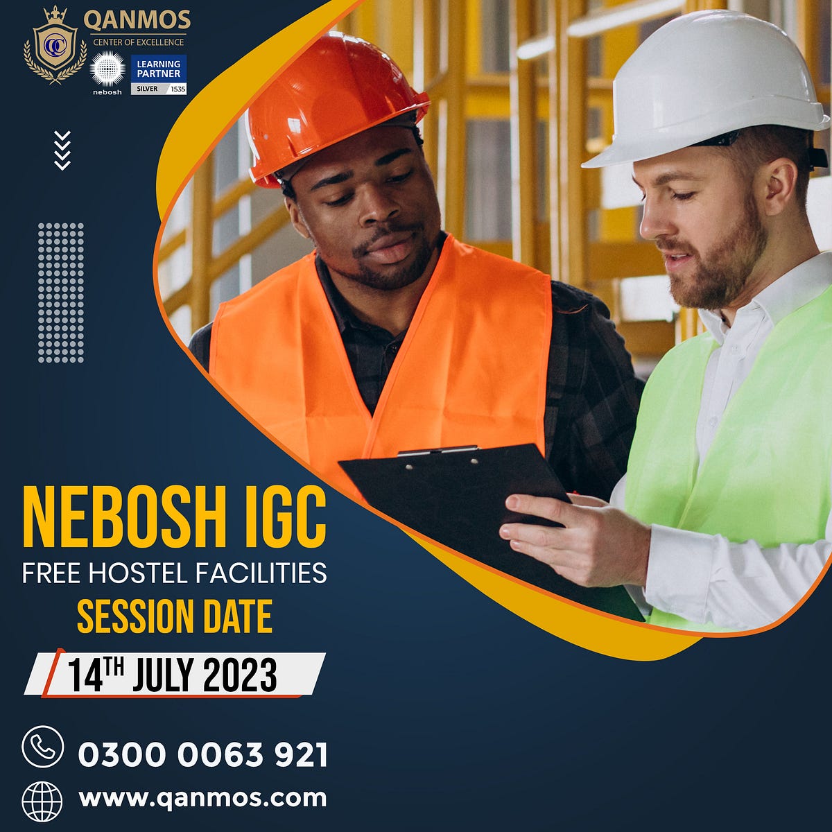 Our new Nebosh IGC session in Lahore is Starting 14 July 2023. - Qanmos ... Our new Nebosh IGC session in Lahore is Starting 14 July 2023. - Qanmos ...