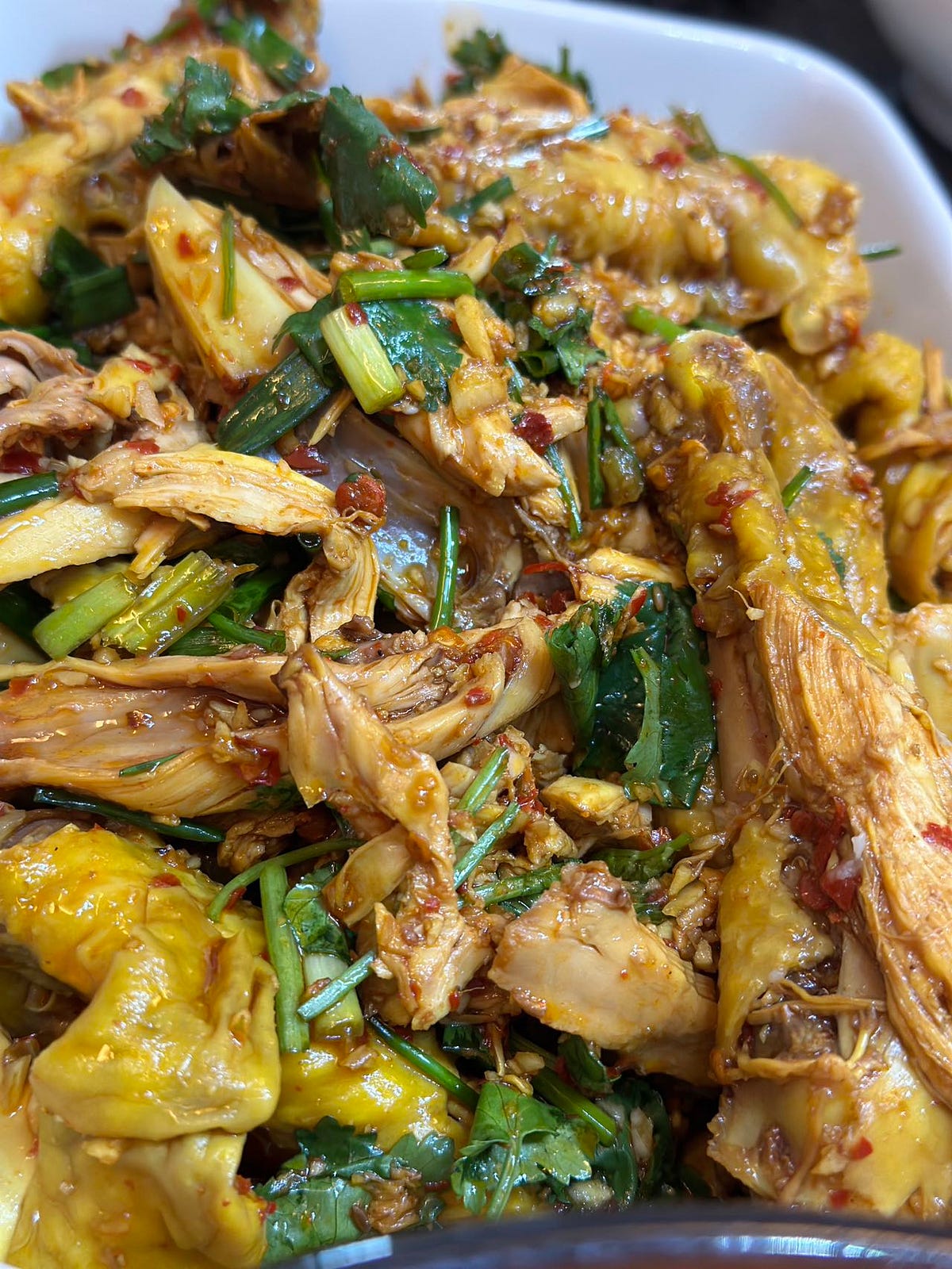 Shou Si Ji: Hunan Spicy Shredded Chicken Salad | by Josh Hinton ...