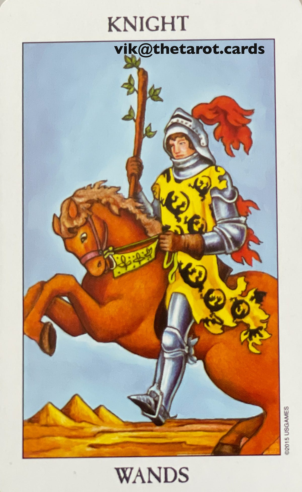 The Card of the Day: Knight of Wands | by Vik Kumar | The Tarot Cards ...