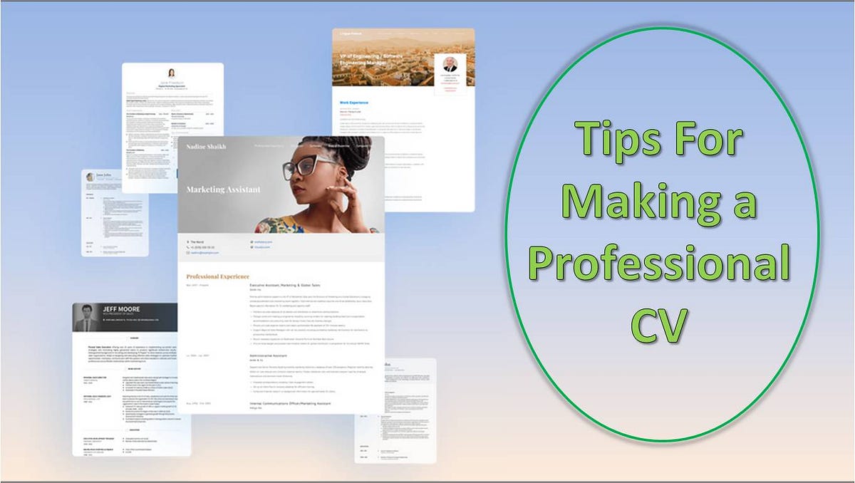 Tips for Making a Professional CV | by Careerzooom | Medium