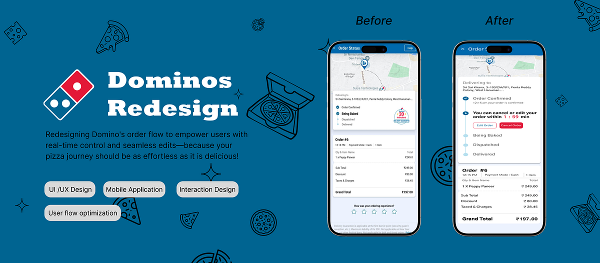 Simplifying Domino’s Cancel Order Feature: A UX Redesign Journey | by ...