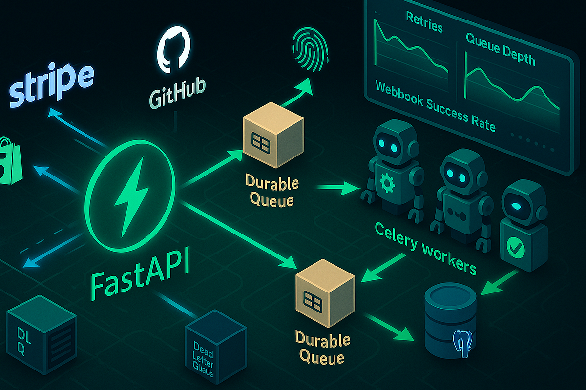 FastAPI on Fire: Handling 1M Webhooks per Day with Zero Message Loss | by Bhagya Rana | Medium