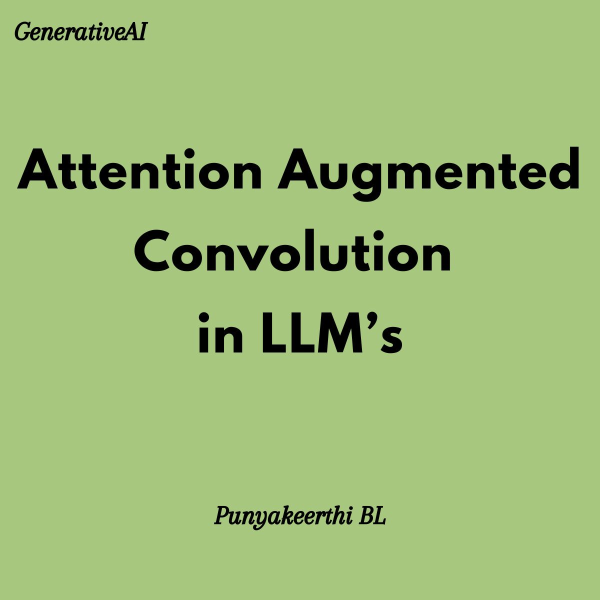 Attention Augmented Convolution: A Game-Changer in Image Processing and ...