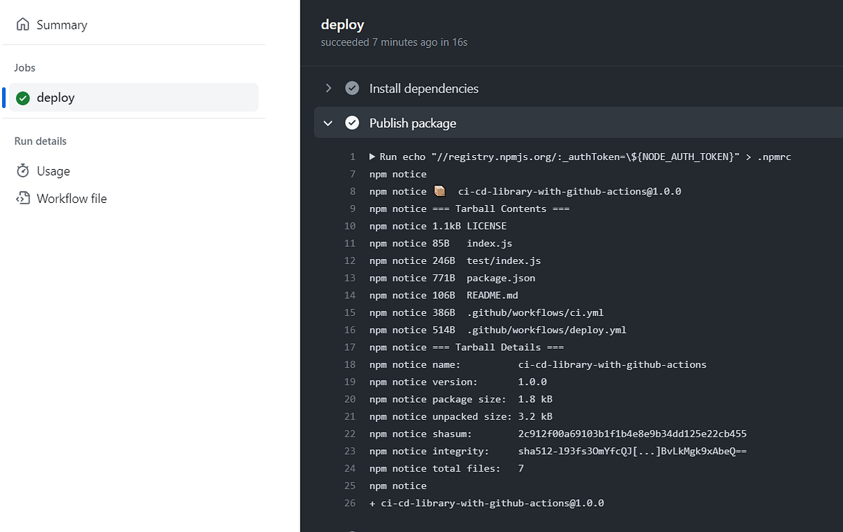 CI / CD con Github Actions en el desarrollo de un paquete NPM | by Anartz Mugika Ledo🤗 | Medium