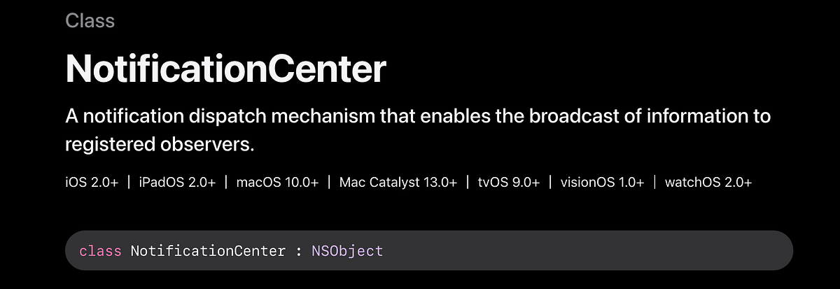 Understanding NotificationCenter in Swift. | by Harsha Agarwal | Medium